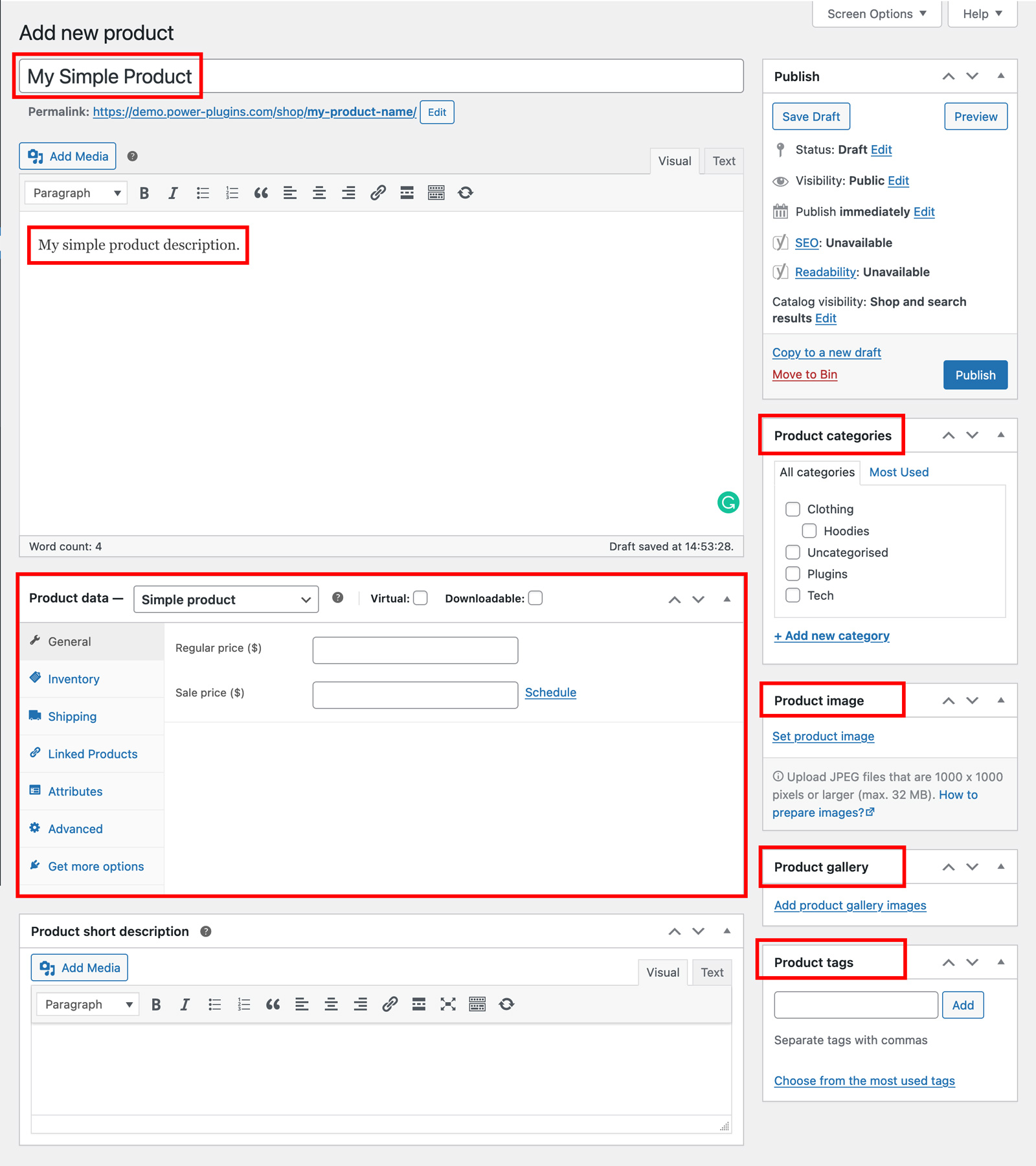How To Create A Simple Product In Woocommerce